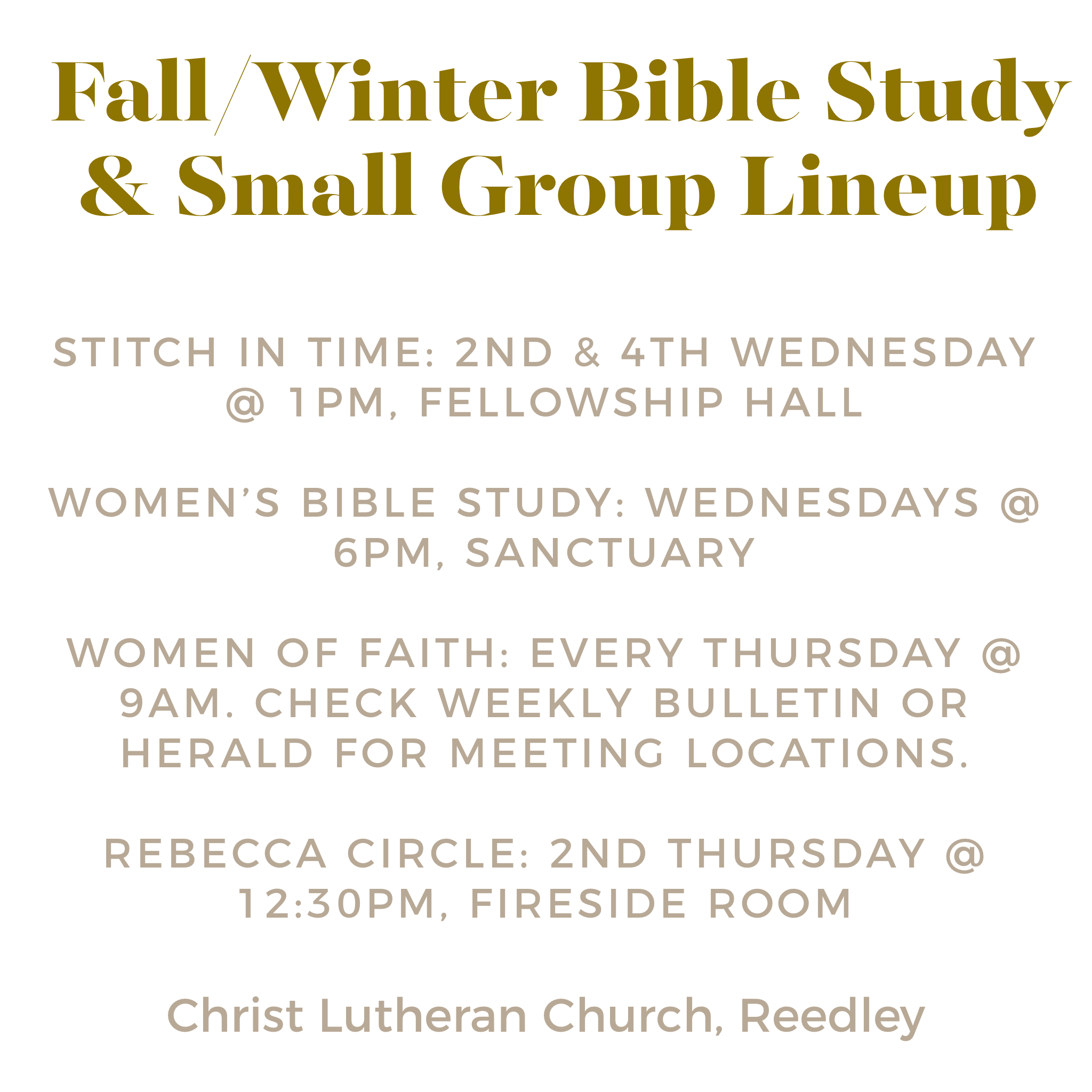 Welcome - Christ Lutheran Church-Reedley Welcome - Christ Lutheran Church-Reedley